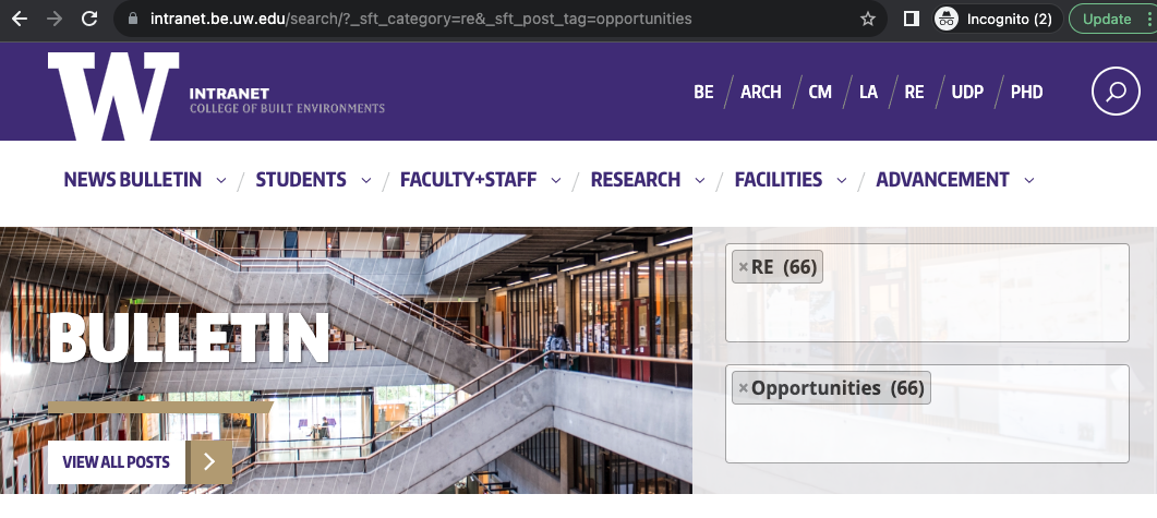 How to use the Bulletin – Intranet