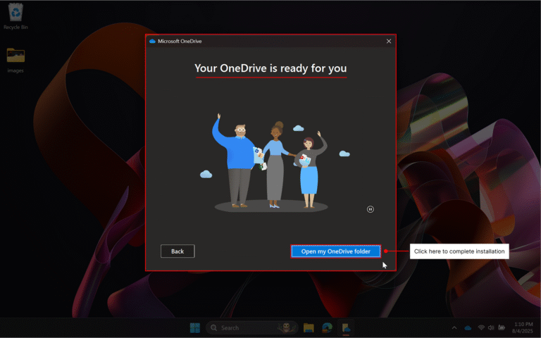Windows OneDrive Configuration Instructions – Intranet